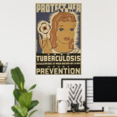 Vintage tuberculosis prevention poster | Zazzle
