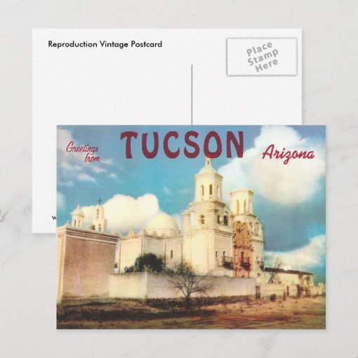 Vintage Tucson Postcard | Zazzle