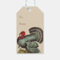 Vintage Turkey Gift Tags | Zazzle