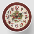 Vintage Twelve Days of Christmas Clock Face Mini Candle Favors | Zazzle