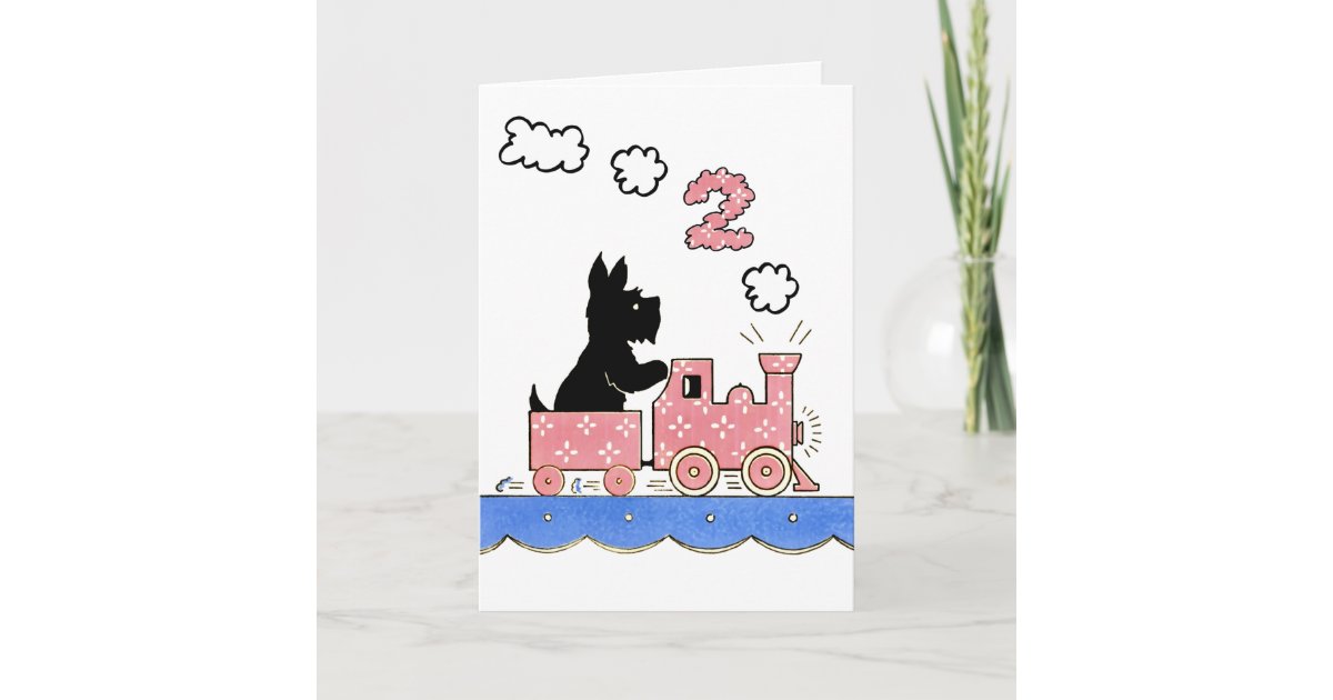 Vintage Two Year Old Girls Birthday Card Zazzle vintage-two-year-old-girls-birthday-card-zazzle