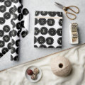 Vintage Typewriter Keys Pattern | Writer Wrapping Paper | Zazzle