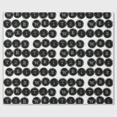 Vintage Typewriter Keys Pattern | Writer Wrapping Paper | Zazzle