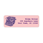 typewriter labels