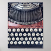 Vintage Typewriter Poster | Zazzle