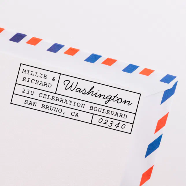 Vintage Typewriter & Script Names Return Address Rubber Stamp | Zazzle Vintage Typewriter & Script Names Return Address Rubber Stamp | Zazzle