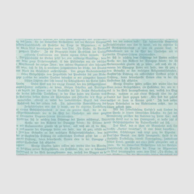 Vintage Typography Tissue Paper | Zazzle