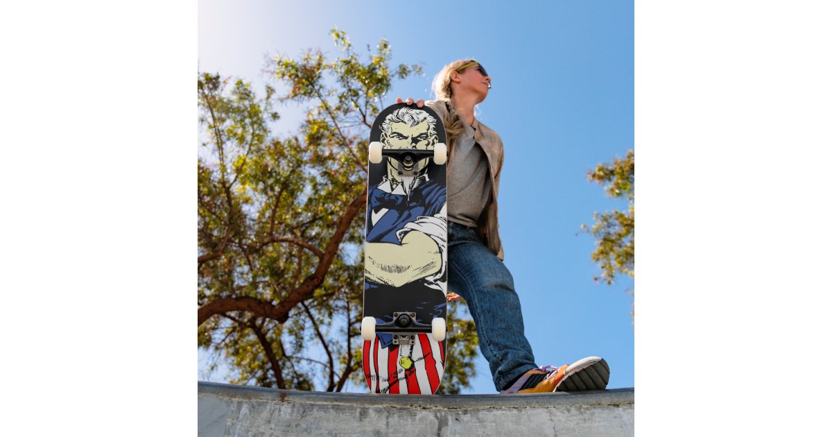 Vintage Uncle Sam Patriotic Skateboard | Zazzle