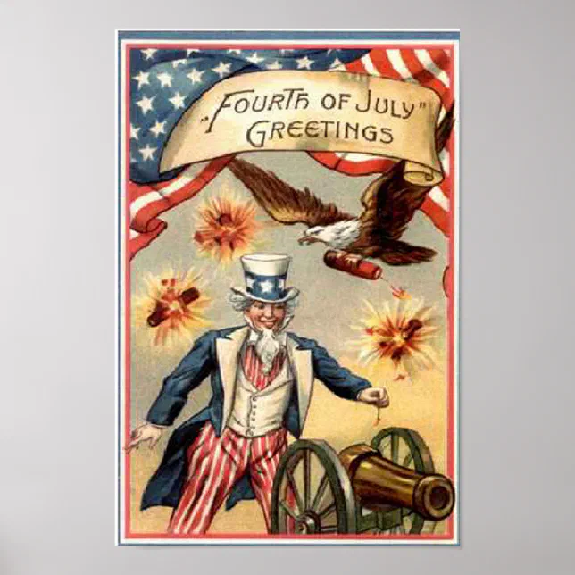 Vintage Uncle Sam Poster | Zazzle