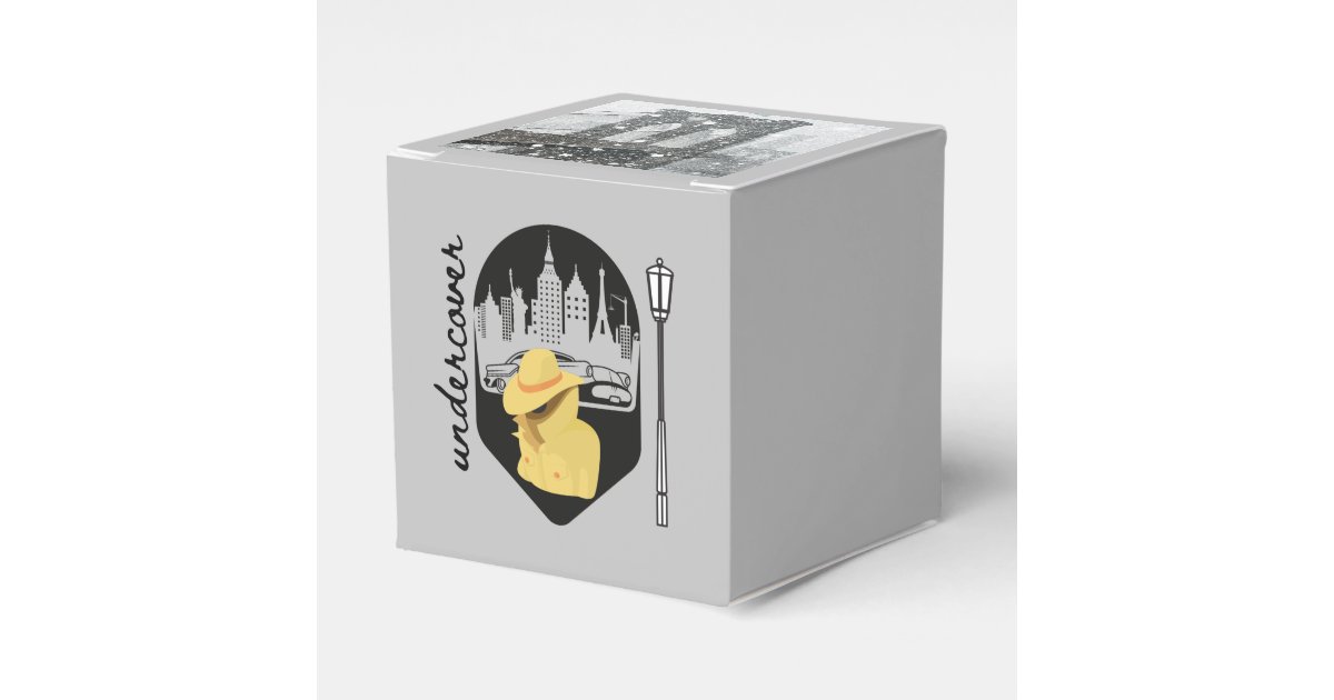 vintage undercover blues favor boxes | Zazzle