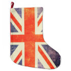 Vintage Union Jack flag Small Christmas Stocking | Zazzle