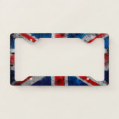 Vintage Union Jack License Plate Frame | Zazzle