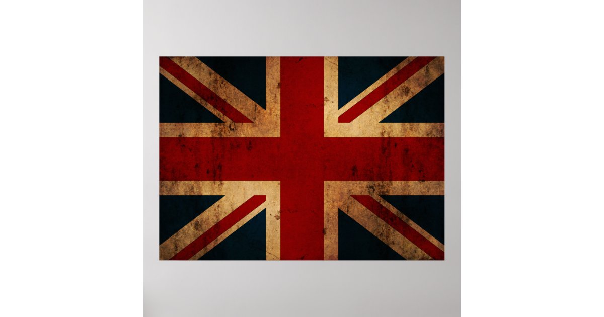 Vintage Union Jack Poster | Zazzle