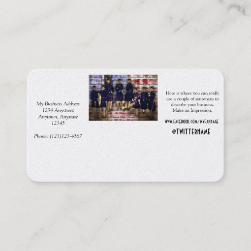 vintage Union Soldiers Union Forever Business Card | Zazzle