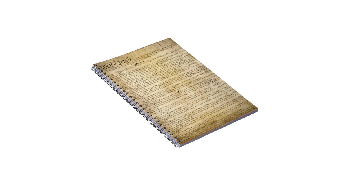 Vintage United States Constitution Notebook | Zazzle