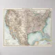 Vintage United States Map (1900) Poster | Zazzle