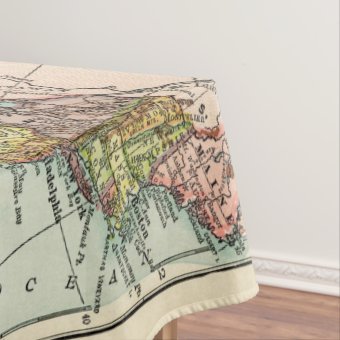 Vintage USA map Tablecloth | Zazzle