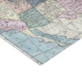 Vintage USA Map Tissue Paper | Zazzle