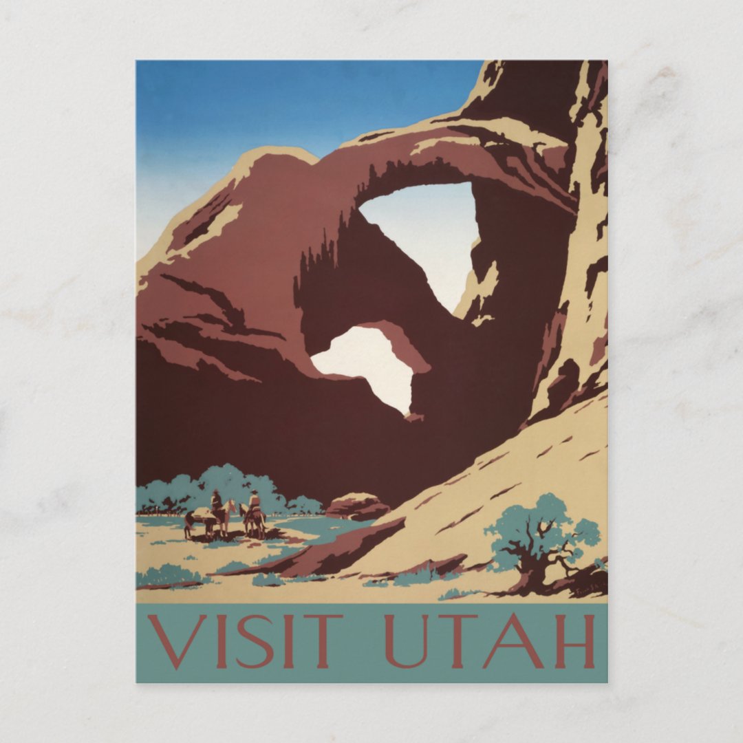 Vintage Utah Postcard | Zazzle
