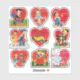 Vintage Valentine's Day, Retro Love and Romance Sticker | Zazzle