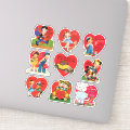 Vintage Valentine's Day, Retro Love and Romance Sticker | Zazzle