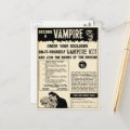 Vintage Vampire Mail Order Advertisement Postcard | Zazzle