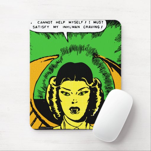 Vintage Vampire Mouse Pad | Zazzle