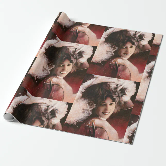 Vintage Vampire Wrapping Paper | Zazzle