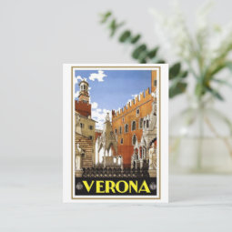 Vintage Verona Italy Postcard | Zazzle