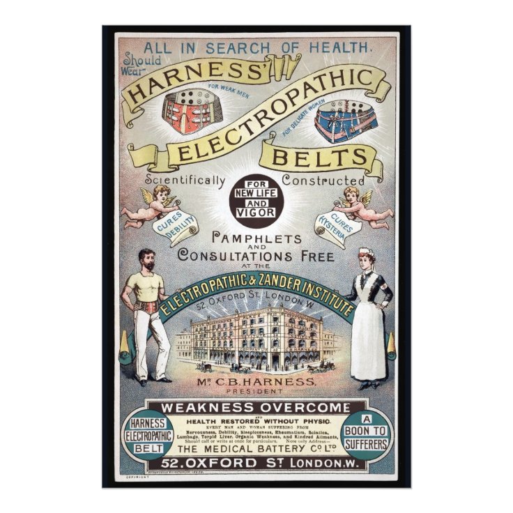 Vintage Victorian Advertisement Poster | Zazzle