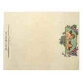 Vintage Victorian Angel Art | Custom Vintage Paper Notepad | Zazzle