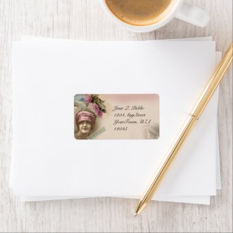 Vintage Victorian Antique Style Address Label | Zazzle