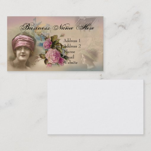 Vintage Victorian Antique Style Business Card | Zazzle