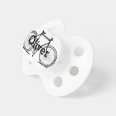 Vintage/Victorian Bike Personnalised Pacifier | Zazzle