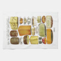 Vintage Victorian Cheese Varieties Illustration Towel | Zazzle