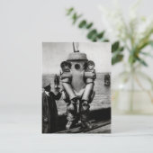 Vintage Victorian Diving Suit Postcard | Zazzle