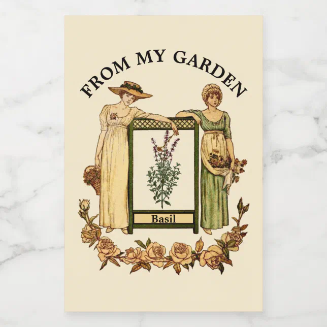 Vintage Victorian Era Food Label Template | Zazzle