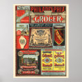 Vintage Victorian Era Grocery Food Advertisements Poster | Zazzle