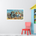 Vintage Victorian Era Sewing Machine Ad Poster | Zazzle