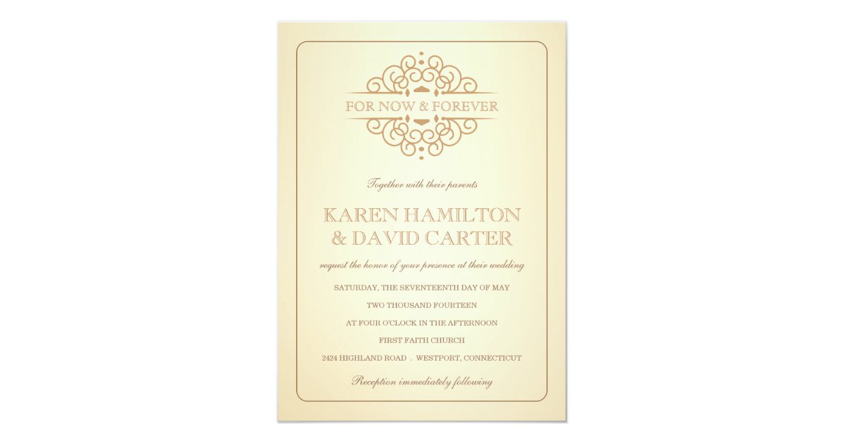 Vintage Victorian Formal Wedding Invitations | Zazzle.com
