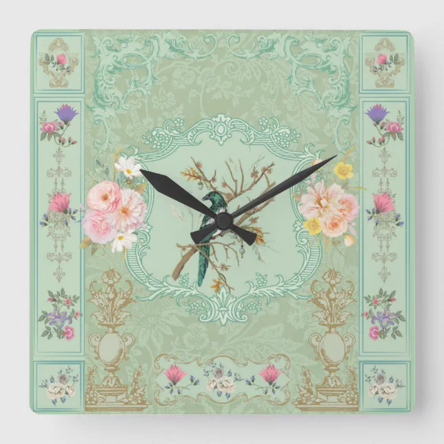 rococo wall clock