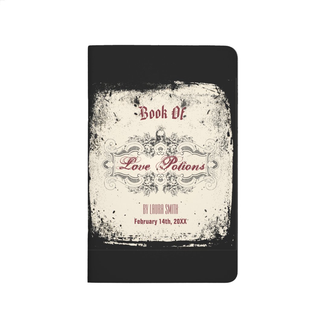 Vintage Victorian Skull Journal | Zazzle