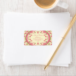 Vintage Victorian Wedding Return Address Labels | Zazzle