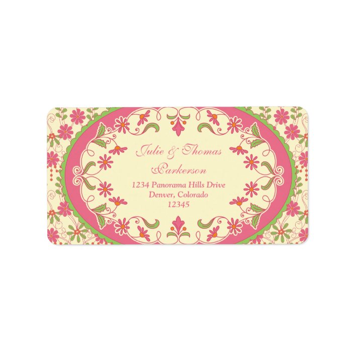 Vintage Victorian Wedding Return Address Labels | Zazzle.com