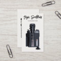 Vintage Video Camera Videography Business Card | Zazzle