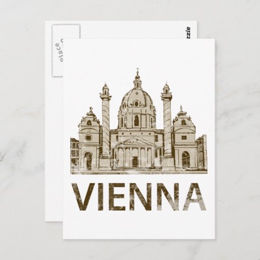 Vintage Vienna Postcard | Zazzle