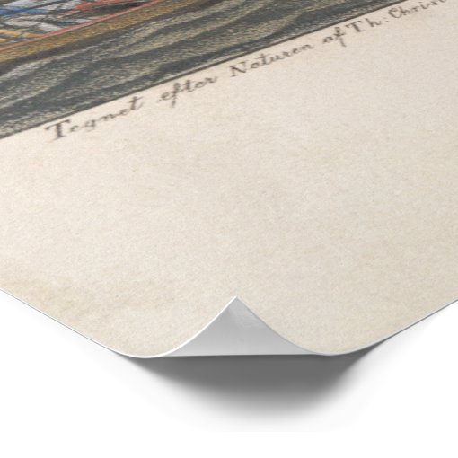 Vintage View of Christiansted St Croix (1839) Poster | Zazzle