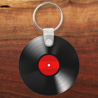 Vintage Vinyl Record Keychain | Zazzle
