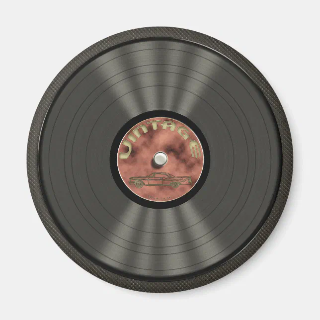 Vintage Vinyl Record Magnet | Zazzle