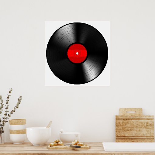 Vintage Vinyl Record Poster | Zazzle